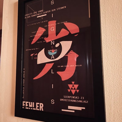 SIGNALIS Inspired Wake Up. Poster - Etsy