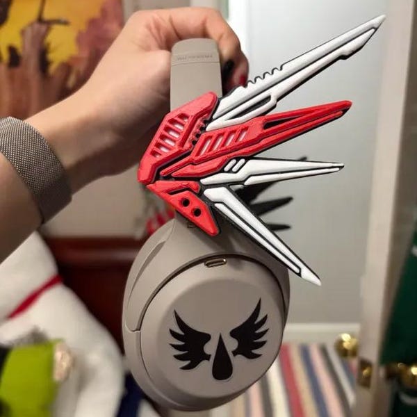 Mecha Wings for Headphones, Headphone Attachments, Futuristic Robotic ...