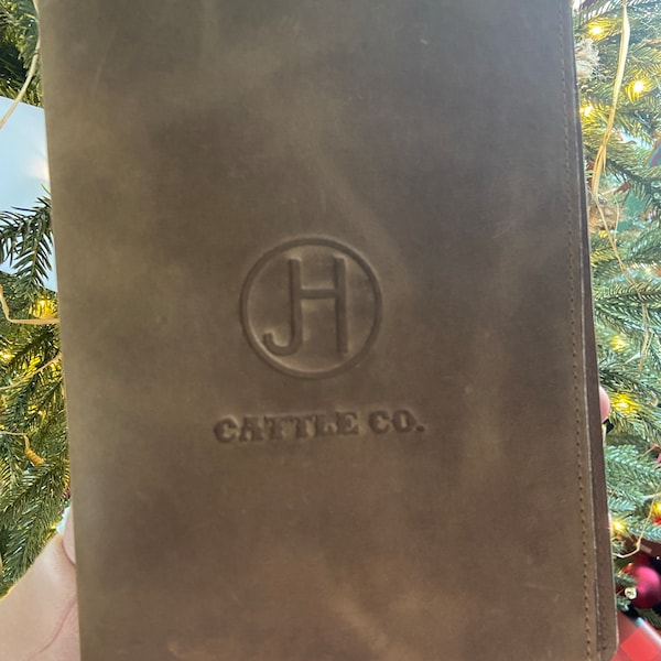 Personalized Leather Journal, Custom Journal With Initials, A5 Leather ...