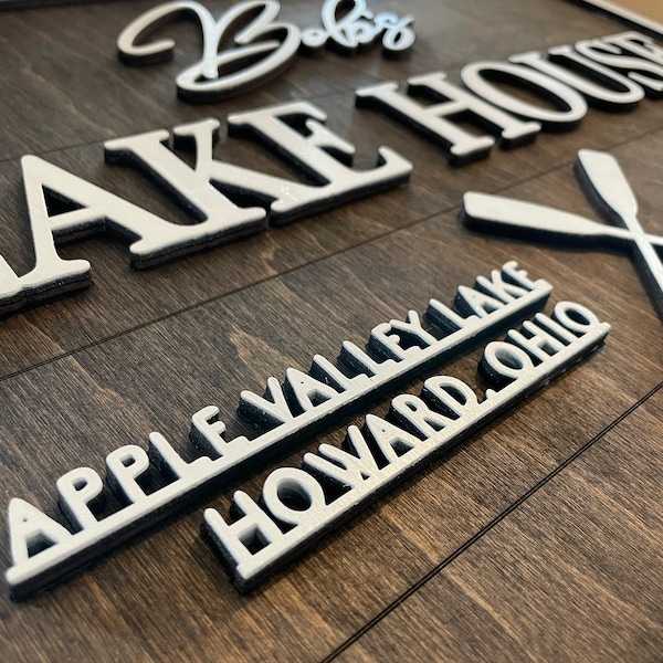 Customized Lake House Sign, Family Lake House, Lake House Decor, Lake ...
