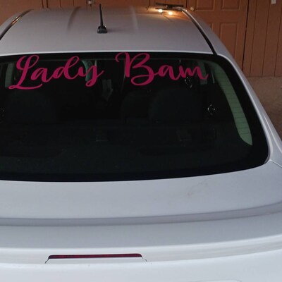 Custom Windshield Decal Choose Your Font, Color, and Size Decals for ...