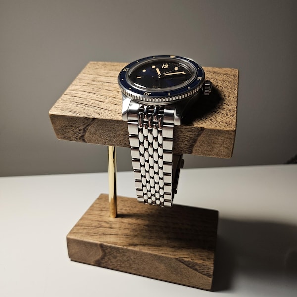 Watch Holder | Personalized Watch Stand | Two Watch Display | Wood and ...
