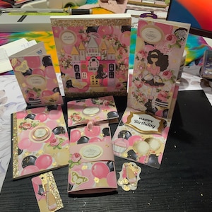 Birthday Digital Clipart Set, Pink Birthday, Glam Birthday Party ...