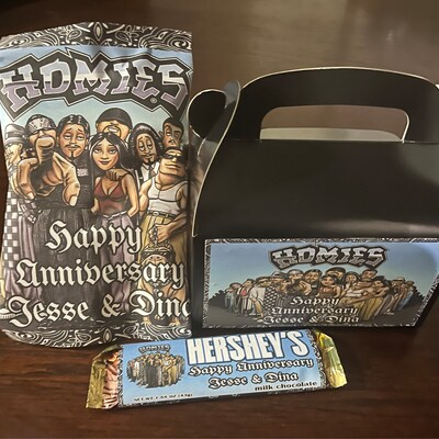 Homies Inspired Chip Bag Party Favor Chip Bags Homies - Etsy