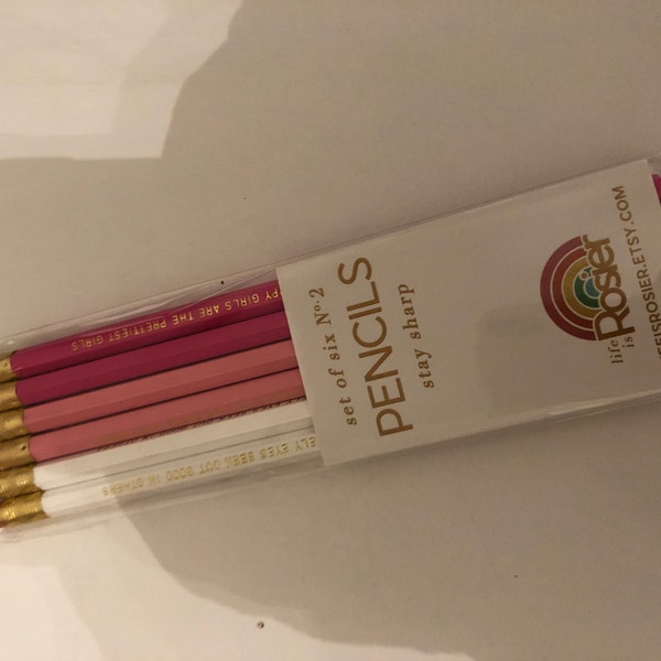 Self Love Positive Affirmations Pencil Set ∙ Great Pick Me up Gift for ...