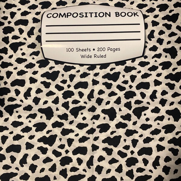 Composition Notebook Label, SVG, PNG, Instant Digital Download - Etsy