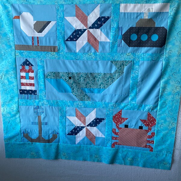 PDF Nautical Quilt Pattern - Submarine Quilt Pattern - Etsy