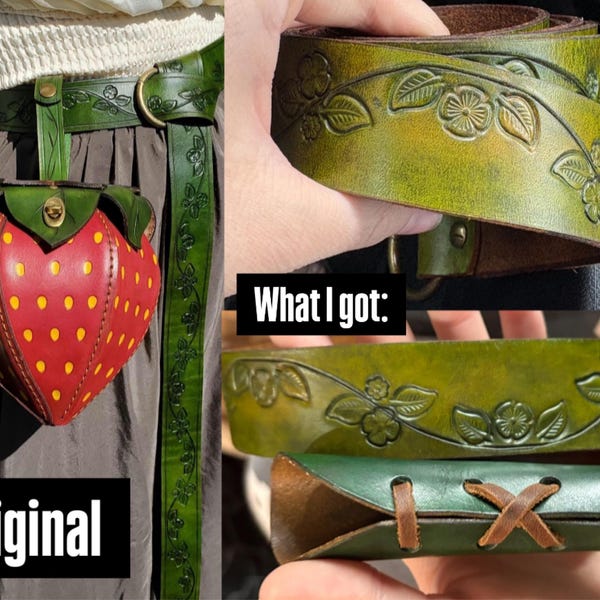 Strawberry Ring Belt - Etsy