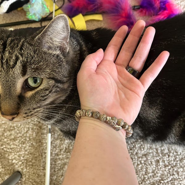 Brown Tabby Cat Bracelet | Cat Bracelet | Cat Lover Gift | Cat Memorial ...