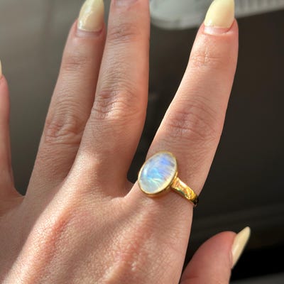 Modern Bold Contemporary Adjustable Statement Ring in Sterling Silver ...