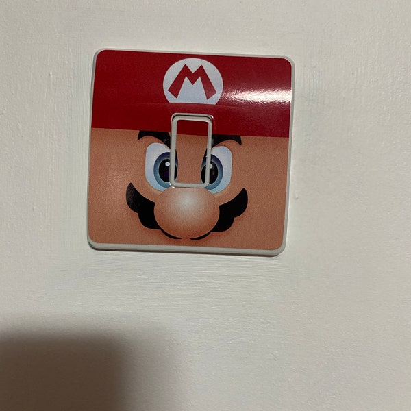 Super Mario Question Mark Box Light Switch Sticker UK - Etsy