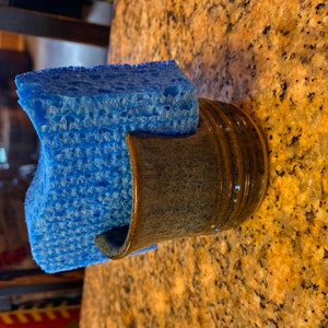 Pottery Mug Extra Large Hemp Design Handcrafted Perfect - Etsy