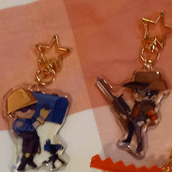 FINAL SALE Team Fortress 2 TF2 Chibi Acrylic Charms/keychains - Etsy