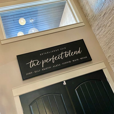 Personalize the Perfect Blend Sign - Etsy