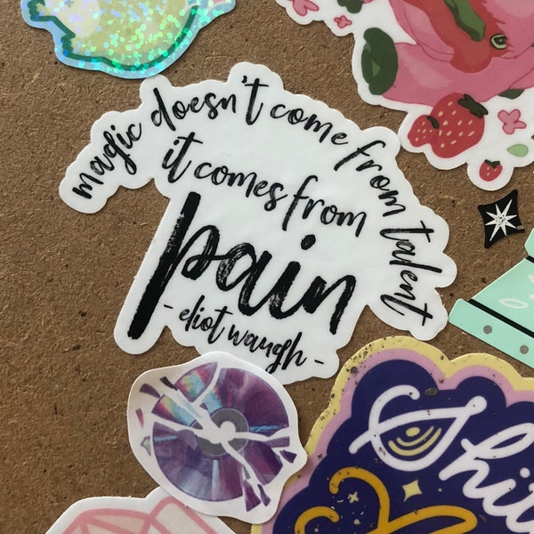 Vinyl Sticker Eliot Waugh Quote the Magicians Magic Doesn't Come From ...