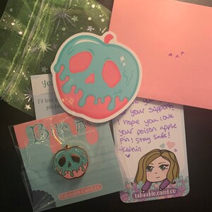 Pastel Poison Apple Pin Hard Enamel Lapel Pin, Badge - Etsy