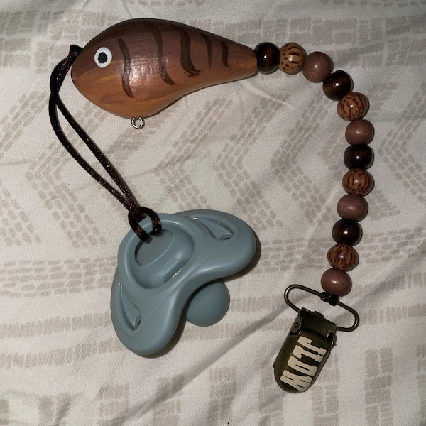 Fishing Lure Pacifier Clip - Etsy