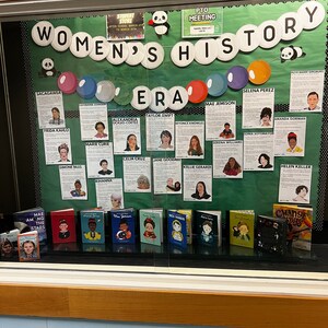 Women's History Month Bulletin Board, Abc's of Women's History Garland ...