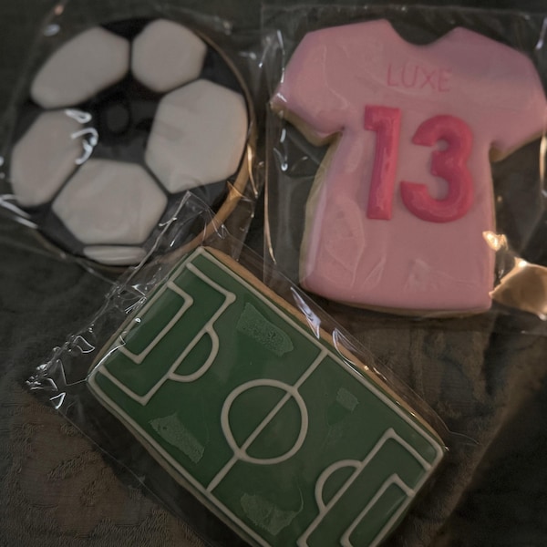 Soccer Sugar Cookies | Birthday, Events, Fútbol - Etsy