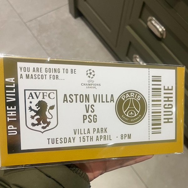 Paul Smith Pablo Surprise Tour Ticket, 2024 2025 Personalised Keepsake ...