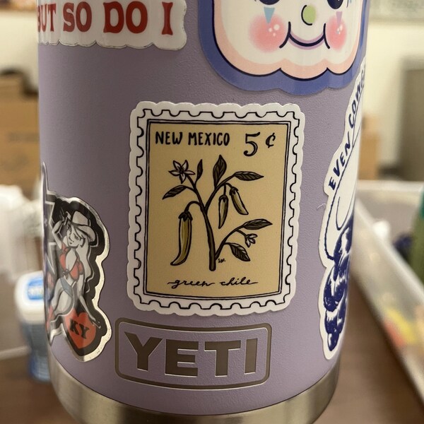 50 States Stamp Sticker Set - Etsy