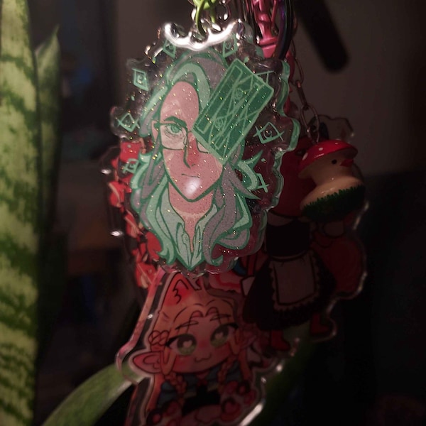 Blue Archive 9cm Holographic Stickers (hina, Iori, Aru, Yuuka, Toki ...