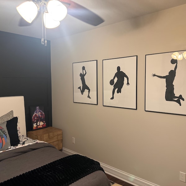 Colorful Gymnastics Art Girl Room Decor, Dance Wall Art, Personalized ...