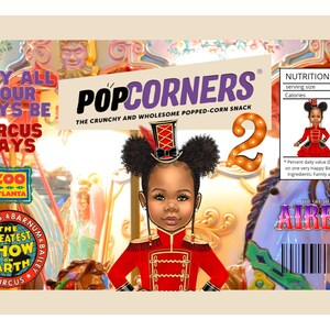 Blank Granola Bar Wrapper Template Canva Link Digital Download DIY ...