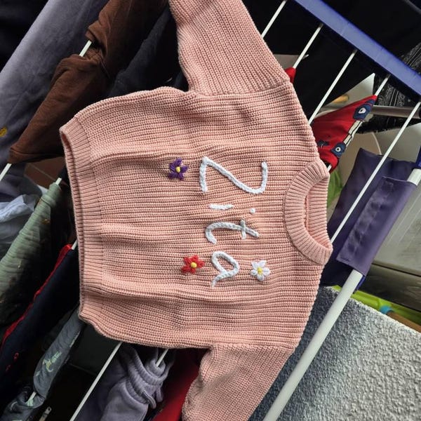 Cherished Custom Baby Sweaters: Personalize Their Name With Exquisite ...