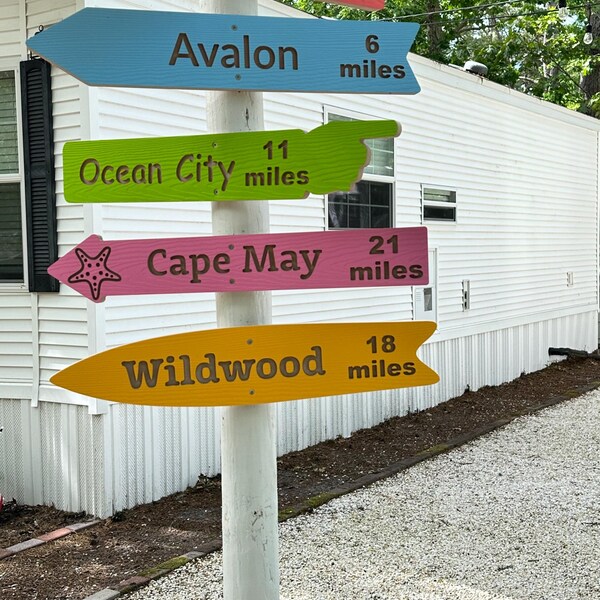 Direction, Mileage, Destination Outdoor Signs - Personalized ...