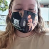 Meme Angry Woman Vs Cat Face Mask - Crying Cat Meme, Meme Fabric Mask ...