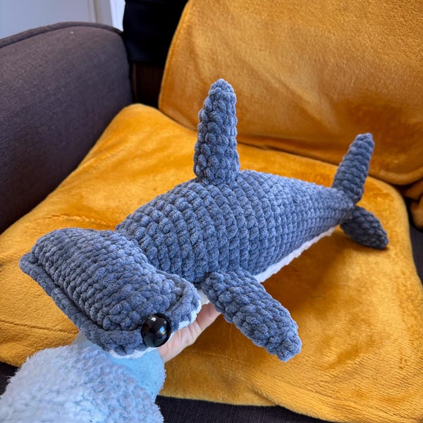 PATTERN: Plush Hector the Hammerhead Shark Pattern - Amigurumi ...