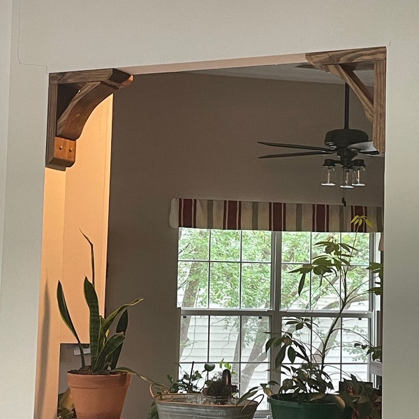 Large Handmade, Two Tier Mission Style Corbels PAIR. - Etsy