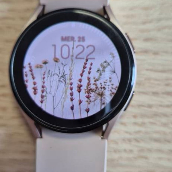 Dried Flowers Minimal Samsung Galaxy Watch Wallpaper, Watch Background ...