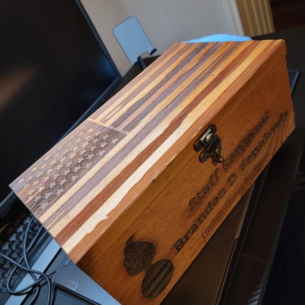 Large Box Mountain Scene Memento Gift Box - Etsy