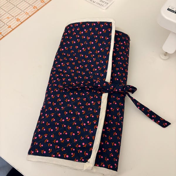 Knitting Organizer Sewing Pattern PDF – Cable & Needle Case With Zipper ...