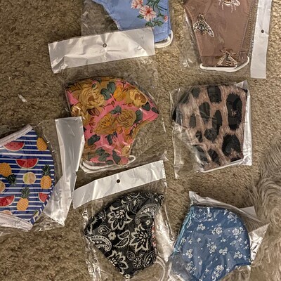 Custom Multi-pack Face Masks Mix & Match Adjustable / Select Your Own ...