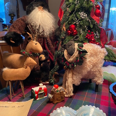 Primitive Mouse Dear Santa Letter From Mousie Handmade Christmas Mouse ...