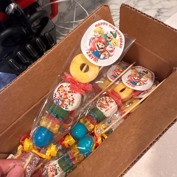 4 Luau Candy Kabobs - Etsy