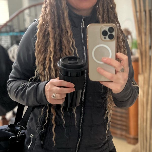 Synthetic Brown Curly Dreads Hand Made Dreads Dreadlock Extensions Full ...