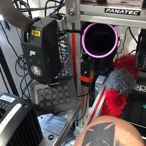 Stream Deck Enclosure With Adjustable Mount for Sim Racing Flight Rig ...