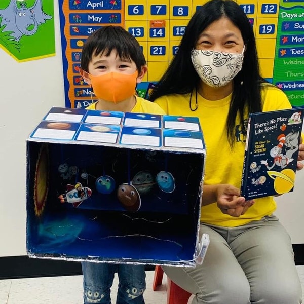 Solar System Diorama DIY Set: Includes Planet Lesson (instant Download ...