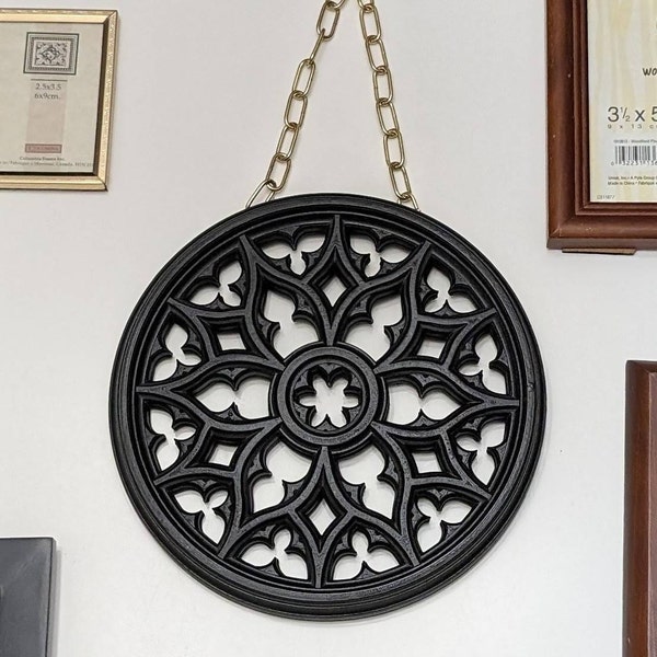 VICTOR Gothic Window Wall Hanging - Gothic Home Decor - Macabre House ...