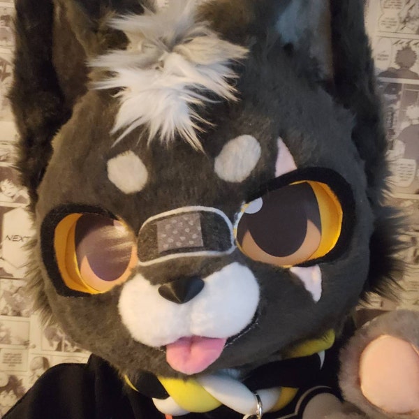 Blue Devil Dragon Fursuit Head,custom Fursuit Head,kenomo Theme Party ...