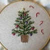 Christmas Tree Hand Embroidery Pattern, Beginner Christmas Embroidery ...