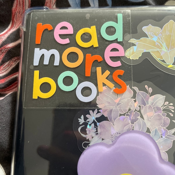 Read More Books Clear Sticker - Etsy