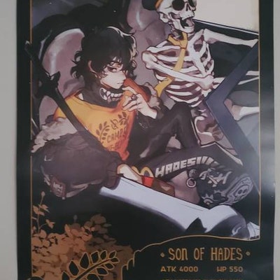 Percy Jackson Nico Di Angelo Mythomagic Art Print - Etsy
