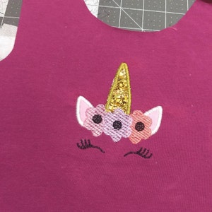 Applique Unicorn Face Machine Embroidery Instant Download, Unicorn ...