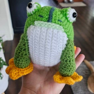 Frogbert Plush - Palia Inspired Crochet Amigurumi Fanmade Plush [made ...