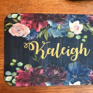 Office Desk Accessories, Personalized Mouse Pad, Office Decor for Women ...